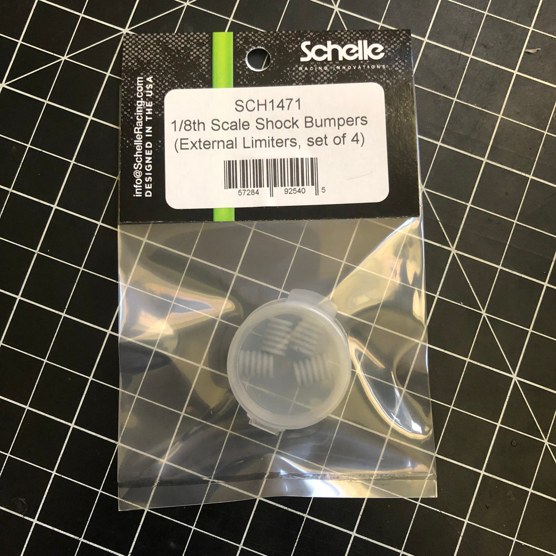 1/8th scale shock bumpers (4) – Schelle Racing
