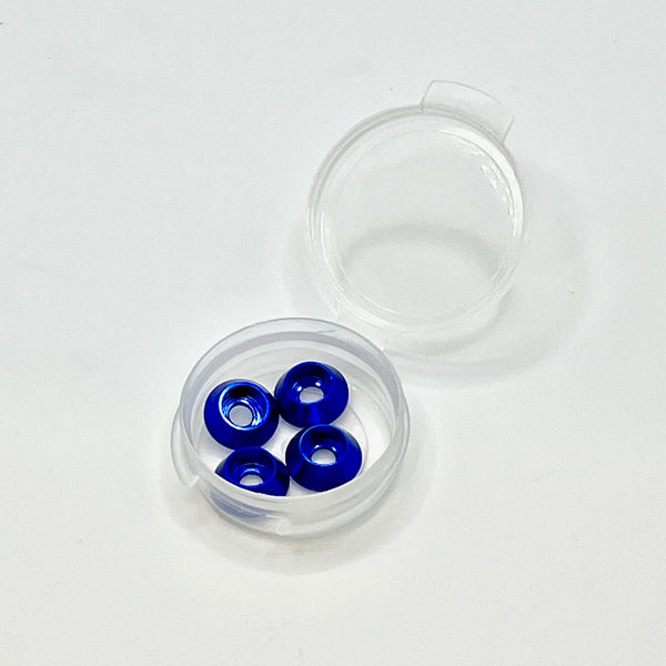 Schelle 1/8th Cone Washers, Blue – Schelle Racing